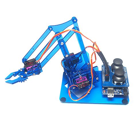 Mearm Diy Dof Arduino Roboter Arm Achsen Rotierenden Kit Mit Joystick Knopf Controller