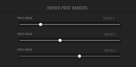 30 Free Jquery Price Range Slider Templates