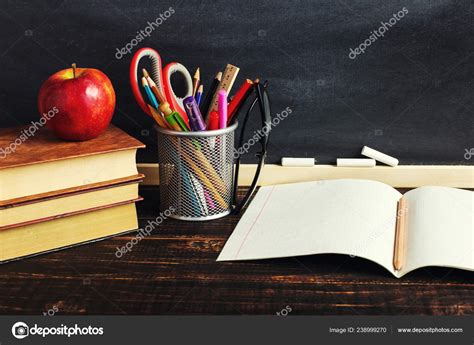 Teachers Desk With Apple