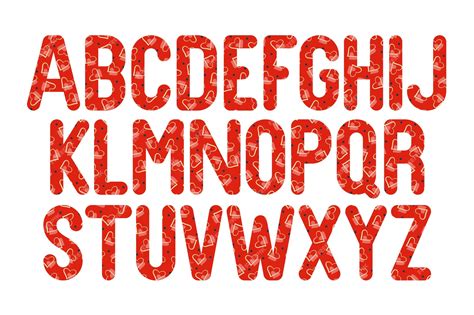 Premium Vector Versatile Collection Of Ruby Red Alphabet Letters For