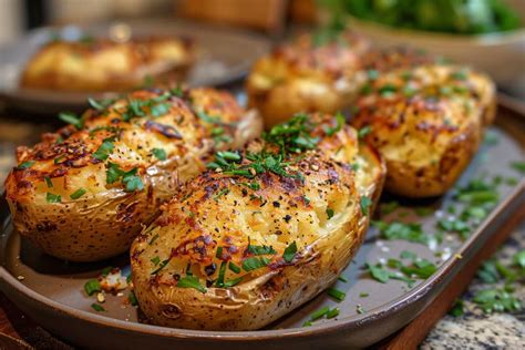 Gourmet Twice Baked Potatoes Stock Illustration Illustration Of Meal