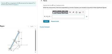 Solved The Force F Has A Magnitude Of 80lb And Acts At The