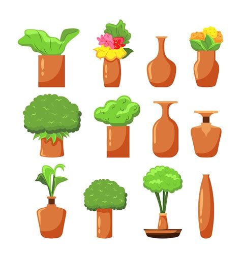 Premium Vector Vector Potted Plants Collection For Designing Nature