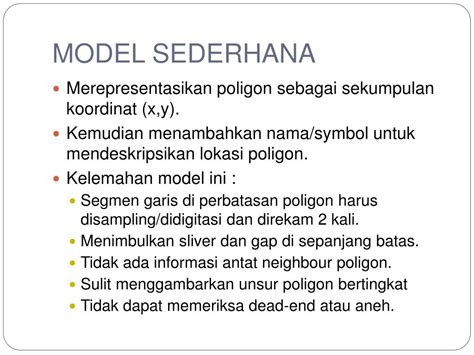 Ppt Model Data Spasial Powerpoint Presentation Free Download Id