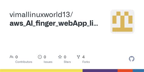 Github Vimallinuxworld13awsaifingerwebapplive