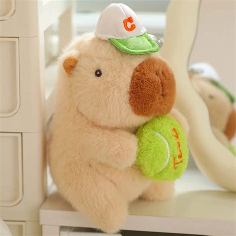 Cute Sporty Capybara Plushie Kawaiies
