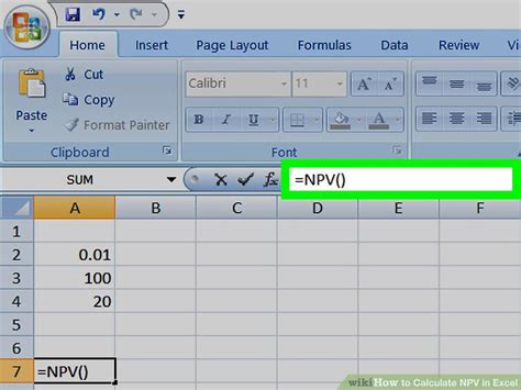 How To Calculate NPV In Excel Steps With Pictures WikiHow
