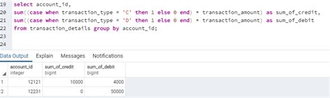 Database How To Write This Sql Query To Find Each Account Balance