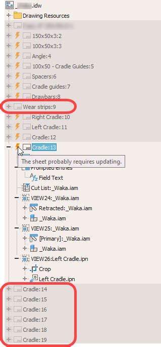 this sheet probably requires updating autodesk community