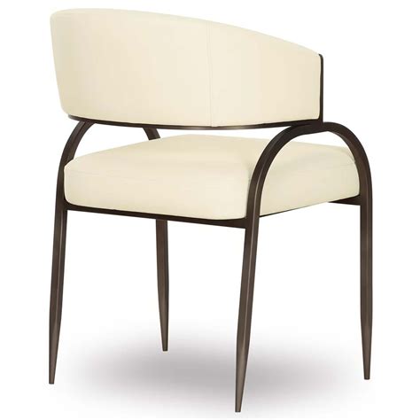 Tatum Vegan Leather Dining Chair Cream High Fashion Home