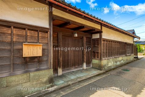 石川県 金沢市 長町武家屋敷跡の写真素材 229752222 イメージマート