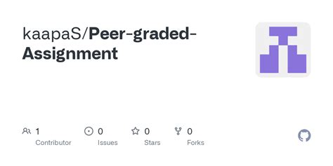 GitHub KaapaS Peer Graded Assignment