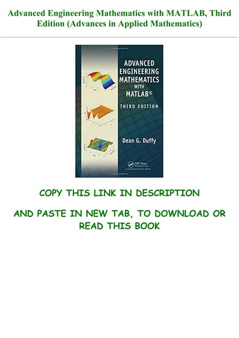 E Book Free Advanced Engineering Mathematics With Matlab Third