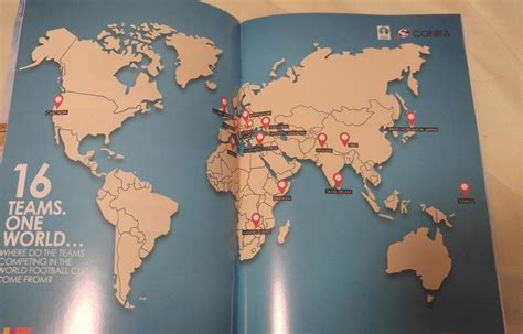 Match Programme Of The Conifa World Cup Rmapswithoutnz