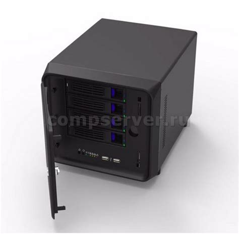 Negorack NR-ITX1, Корпус mini-ITX для NAS, 300Вт, 4xSAS/SATA — Сompserver