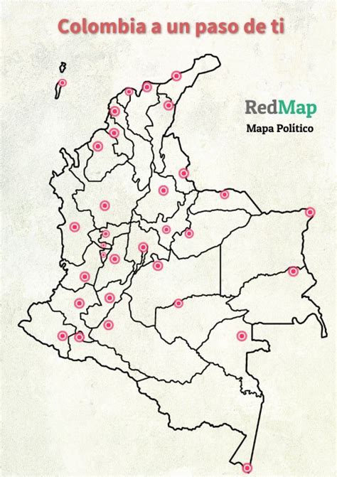 Mapa político de Colombia
