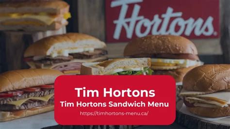 Tim Hortons Donuts Menu With Prices 2025 April