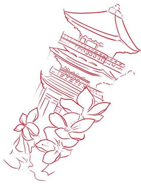 Japanese Tattoo Stencil