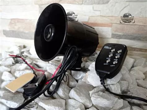 Pito Carro Perifoneo 6 Sonidos megáfono Policía Ambula MercadoLibre