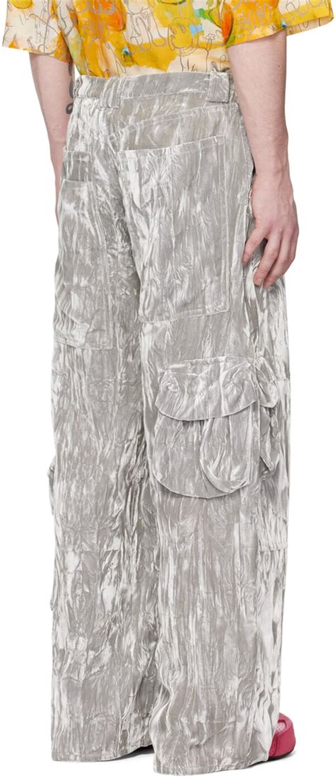 Collina Strada Collina Strada Silver Lawn Cargo Pants Editorialist