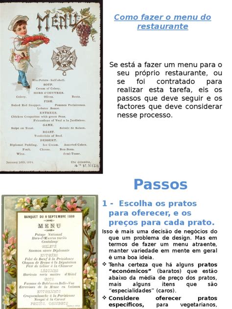 PDF Como Fazer O Menu Do Restaurante DOKUMEN TIPS