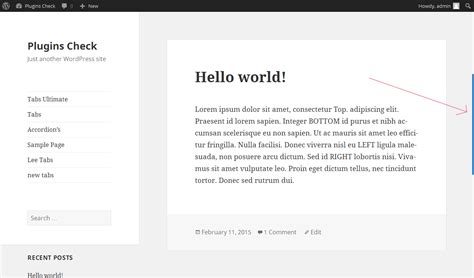 Scrollbar Wordpress Plugin