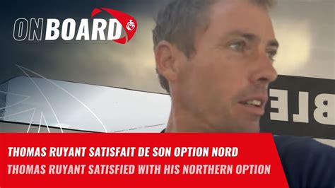 Thomas Ruyant Satisfait De Son Option Nord Vendée Globe 2024 Vendée