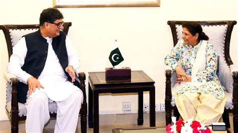 shamshad akhtar fawad hassan discuss economic fiscal matters the