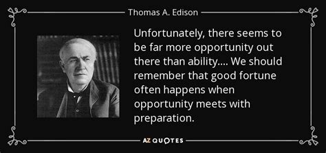Thomas Edison Quotes Opportunity