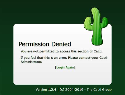 Some Pages That Have Permission Errors Dont Raise Proper Messages
