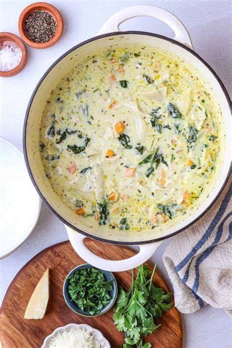 White Lasagna Soup Baked Bree