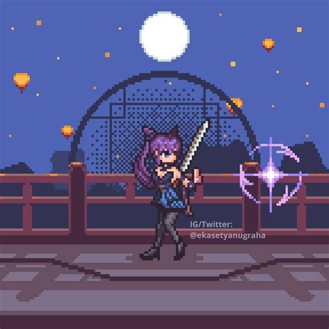 Eka Setya Nugraha On Instagram Genshin Impact Pixel Art Keqing