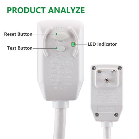 Wengart Lcdi Power Cord Plug Ac240v 10amp 2400w 60hz Air Conditioning Extension
