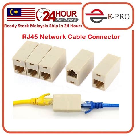 Coupler Rj45 Cat5 Cat6 Ethernet Network Lan Cable Extender Connector Plug Coupler Joiner Joint