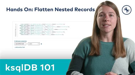 learn how to flatten records in ksqldb on confluent cloud