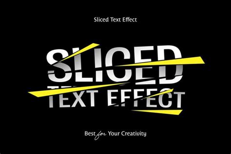 free sliced photoshop text effect psd psfiles