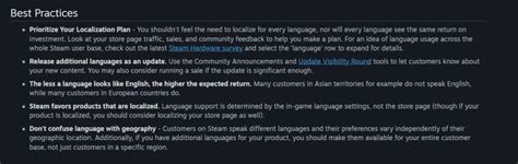 Lcp Localizations On Linkedin Even Steam Said It Does Localization Depend On A Video Games