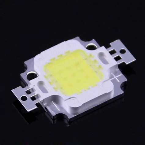 Watt White High Power LED SMD Chips Bulb Light DC V Pack Of Dash India