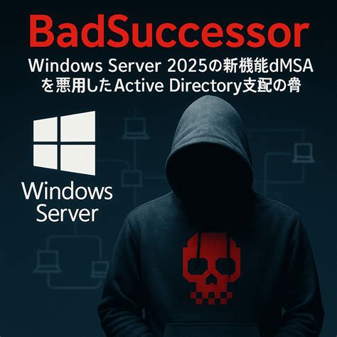 Badsuccessor：windows Server 2025の新機能dmsaを悪用したactive Directory支配の脅威セキュリティニュースのセキュリティ対策lab