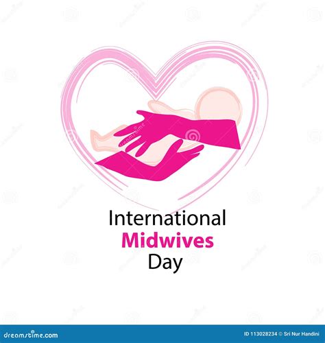 International Midwives Day Stock Illustration Illustration Of Holding