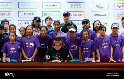 Wta Future Stars Visit Elina Svitolinas Press Conference At The 2019