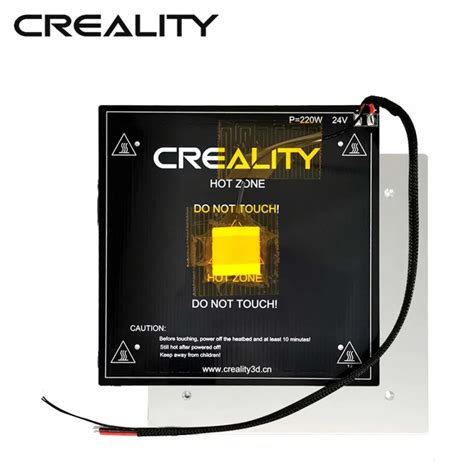 Creality 3d 프린터 부품 Ender 3 V2 온돌 교체 가열 침대 Ender 3ender 3 Proender 3scr20cr20 Pro 용 235 × 235
