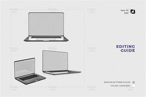 موکاپ لپ تاپ مک بوک پرو Macbook Pro Laptops کد محصول 109068