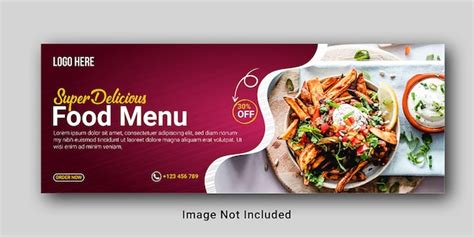 Premium Vector Food Social Media Facebook Cover Post Design