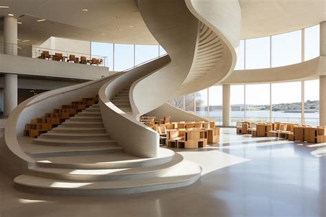 Premium Ai Image Aerial View Of Modernist Architecture