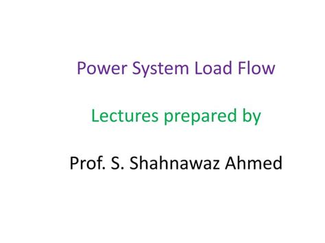 Powersystemloadflowpptx