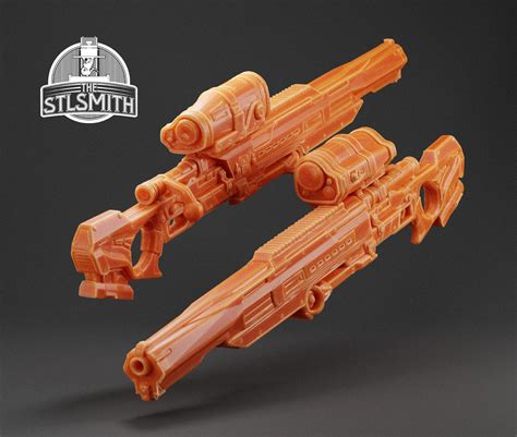 Archivo Stl Longshot Sniper Rilfe Gears Figura A Escala 1 10 Stl 🔫