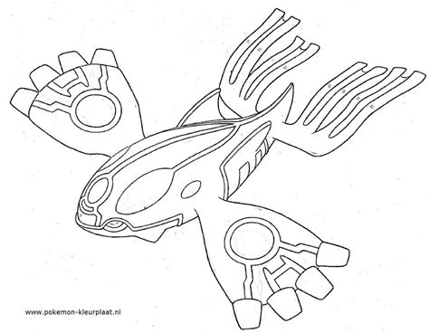 Pokemon Coloring Pages Primal Kyogre