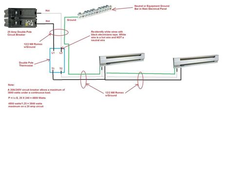 Double Pole Thermostat Wiring Diagram