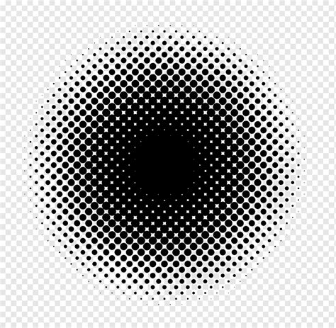 Halftone Brushing Symmetry Monochrome Illustrator Png PNGWing